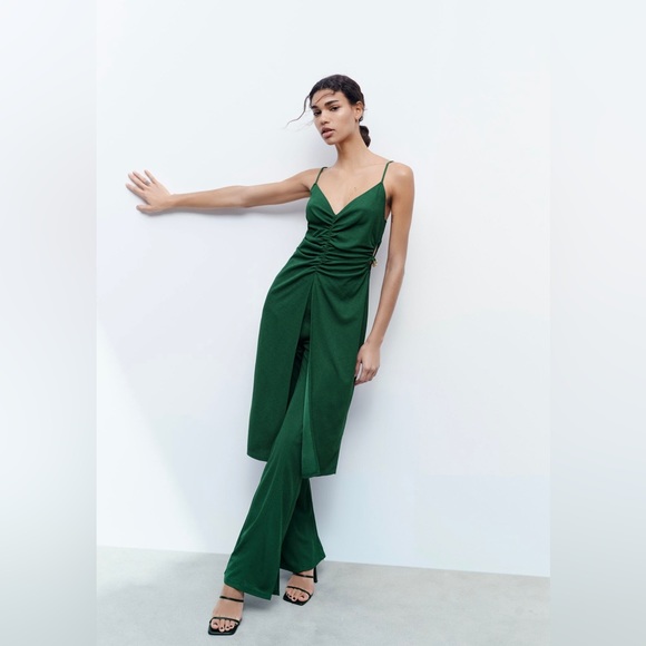 Zara | Pants & Jumpsuits | Zara 2 Piece Tunic And Pant Set | Poshmark